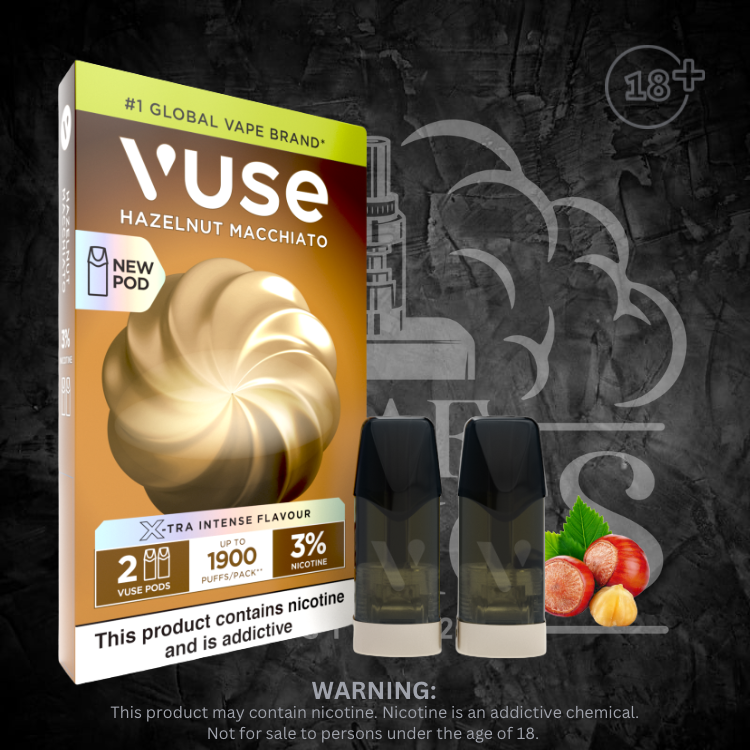 Vuse - Hestia Hazelnut Macchiato 3% Pod Pack – Maf Clouds