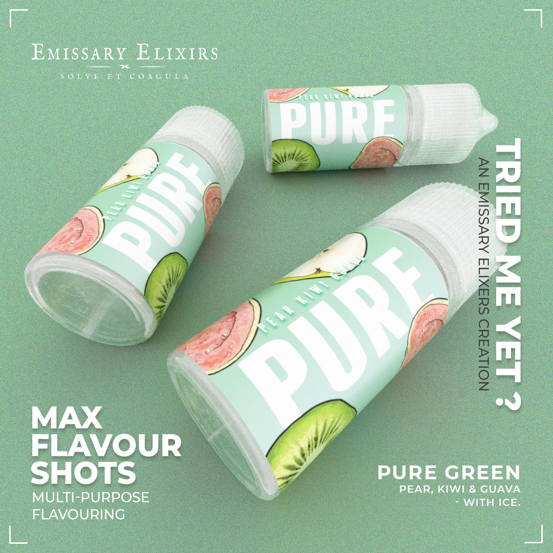 Emissary - Pure Green Salt/MTL Longfill 30ml Each – Maf Clouds