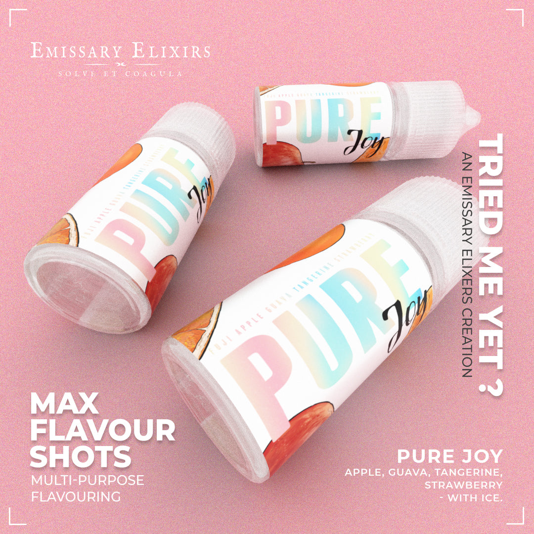 Emissary - Pure JOY Salt/MTL Longfill 30ml Each – Maf Clouds