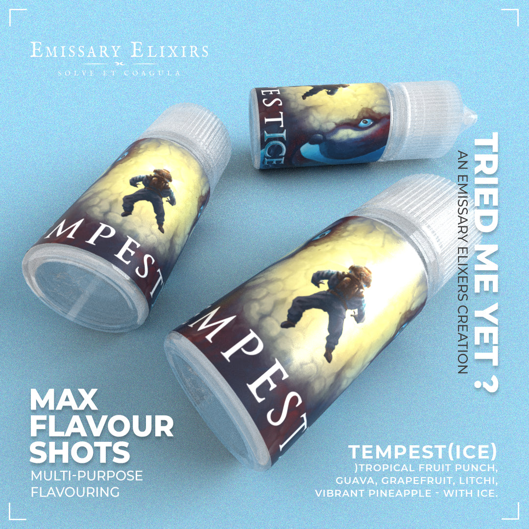 Emissary - TempestICE Salt/MTL Longfill 30ml Each – Maf Clouds