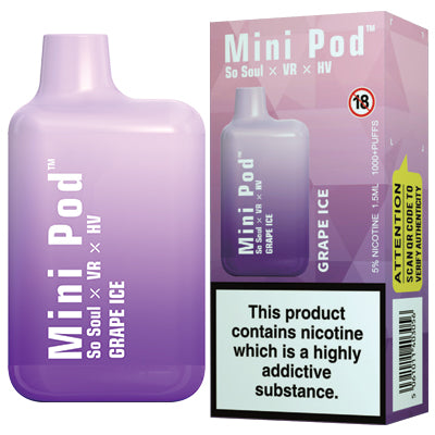 So Soul - Mini Pod 1000 Disposable 5% Each – Maf Clouds